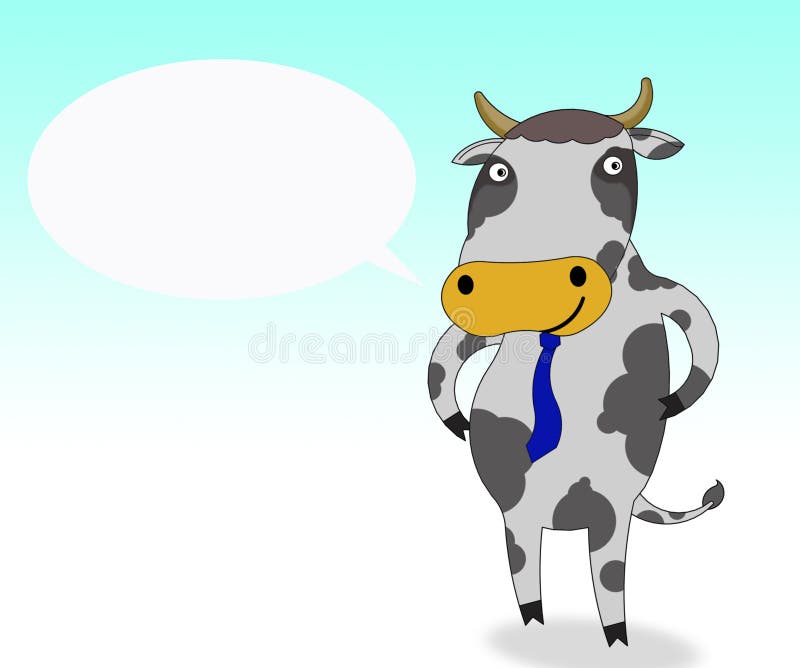 Cow smile stock illustration. Illustration of smile, cartoon - 21655134
