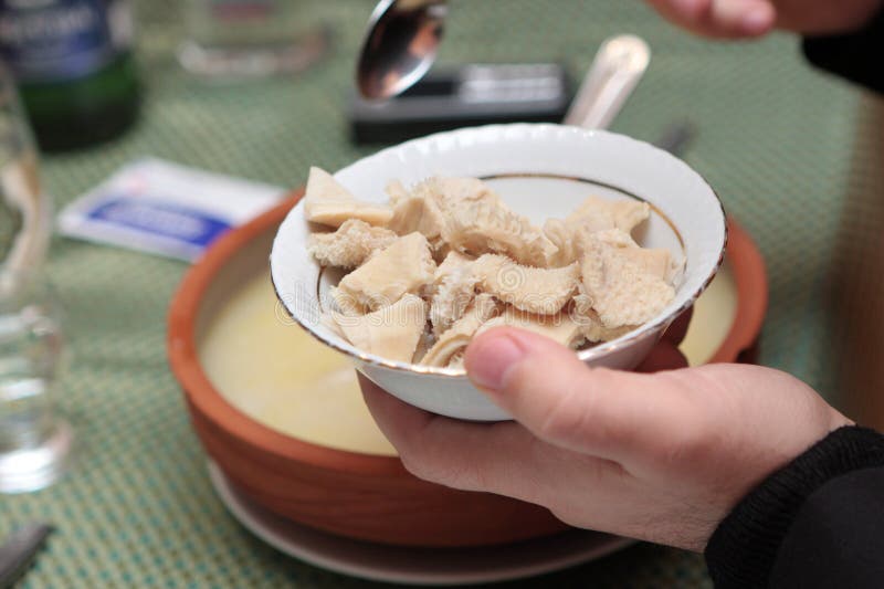 Cow stomach for khash stock photo. Image of male, soup - 20593634