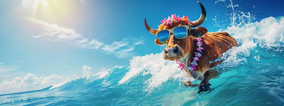 Surf Cow Stock Illustrations – 117 Surf Cow Stock Illustrations ...