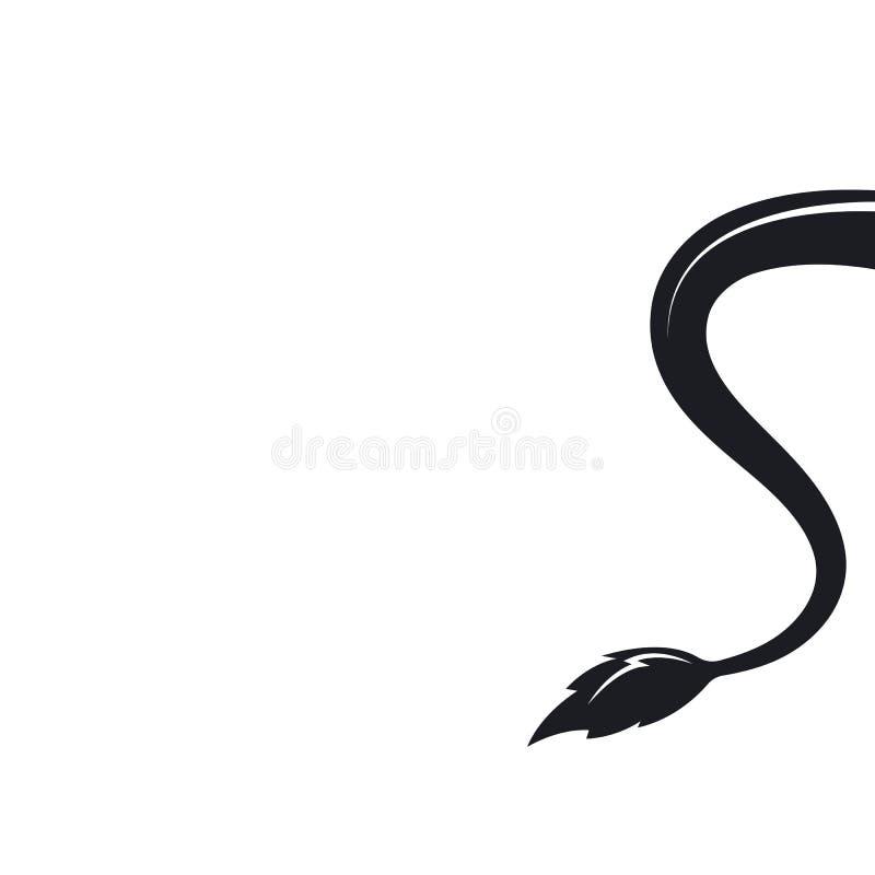 Cow Tail Icon Vector Illustration Template Stock Vector - Illustration ...