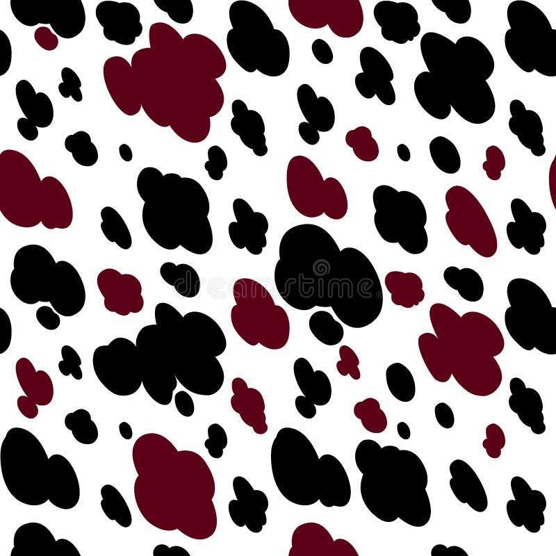 Cow Texture Pattern Repeated Seamless Milk Stock Vector - Illustration ...