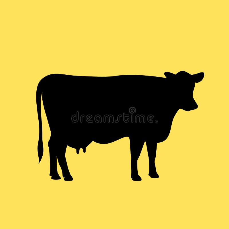 Cow Side Profile Stock Illustrations – 425 Cow Side Profile Stock ...