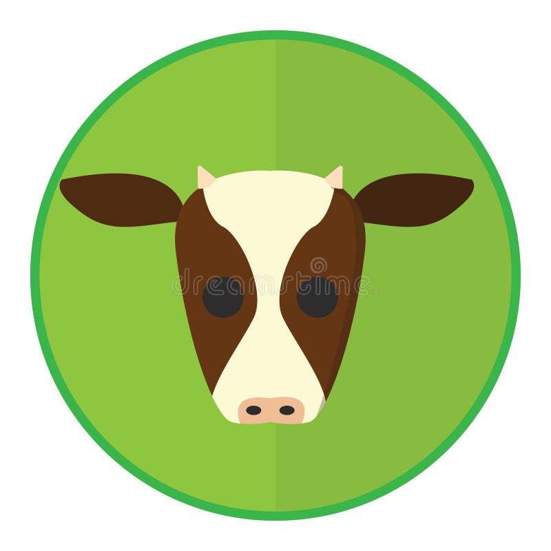 Cow. Vector Illustration Decorative Design Stock Vector - Illustration ...