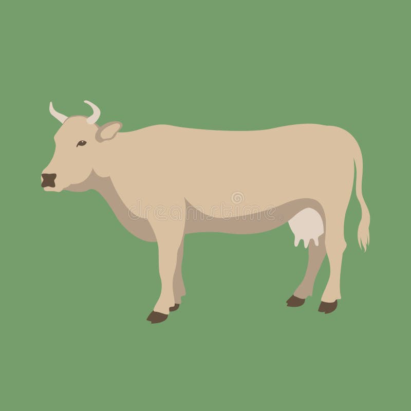 Cow Side View Stock Illustrations – 376 Cow Side View Stock ...