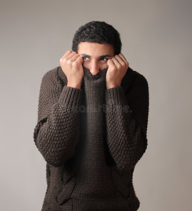 Cowardice stock image. Image of face, reproach, lurk - 24040313