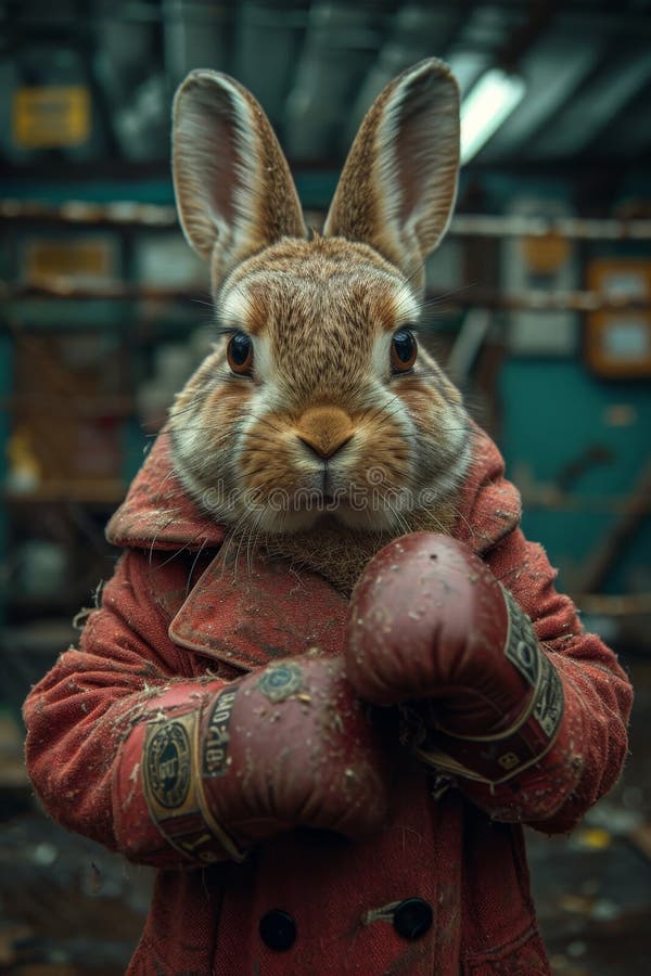 Rabbit Boxing Stock Illustrations – 158 Rabbit Boxing Stock ...