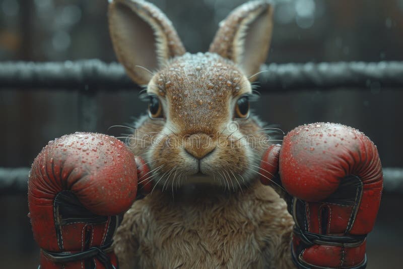 Rabbit Boxing Stock Illustrations – 157 Rabbit Boxing Stock ...