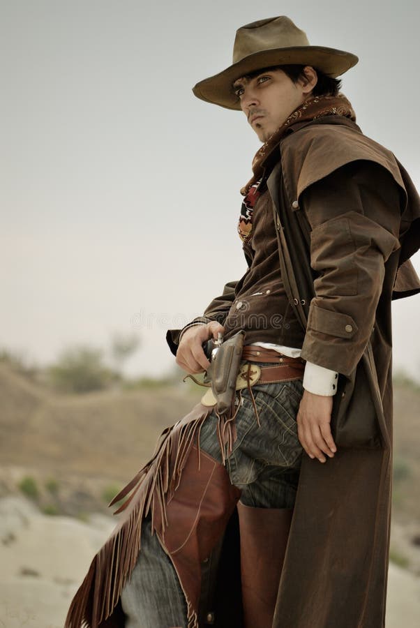 Cowboy stock image. Image of beautiful, clothes, beauty - 16957631