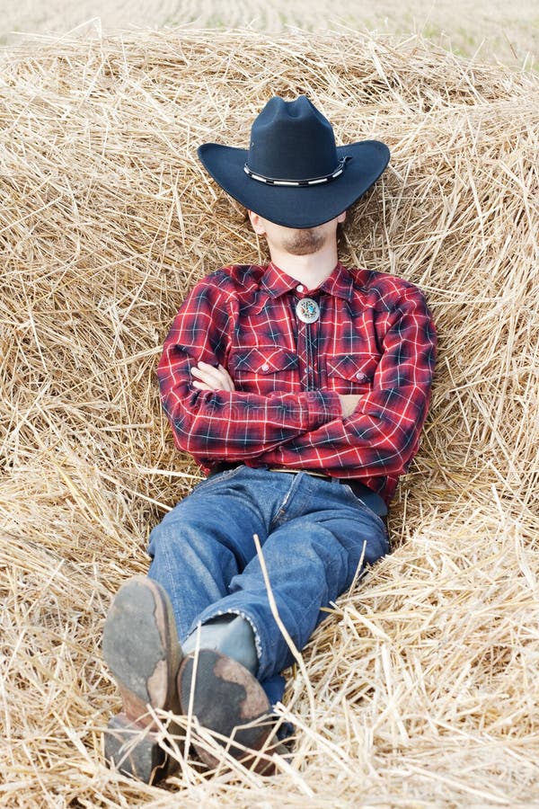 Cowboy Sleeping stock image. Image of happiness, kids - 3475801