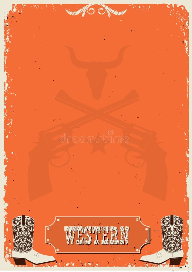 Western Backdrop Poster