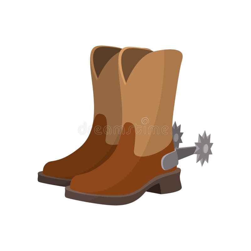Cowboy Boot Icon, Icon Cartoon Stock Vector - Illustration of boot ...
