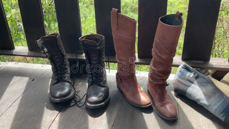 Cowboy Boot and Hat Light and Shadow Stock Footage - Video of style ...