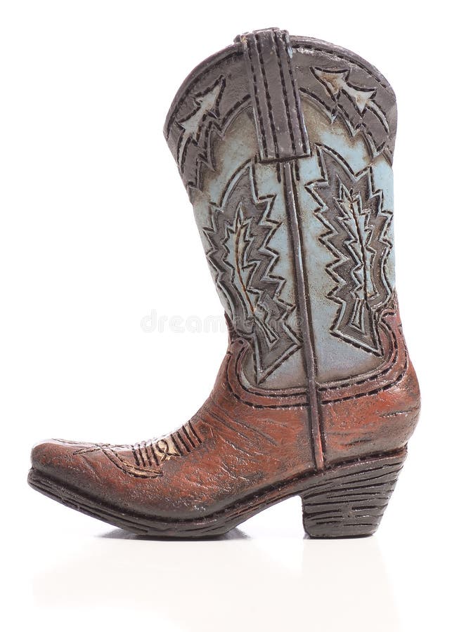 Cowboy Boot on a Fence Post Stock Photo - Image of sunrise, boot: 59169342