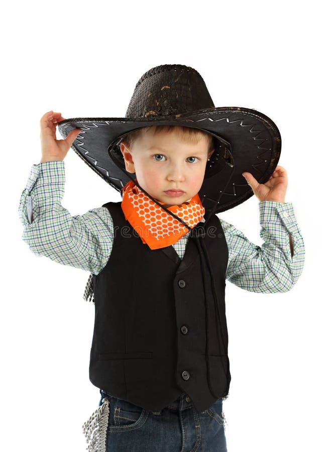 Cowboy child stock photo. Image of wild, child, childhood - 36489792