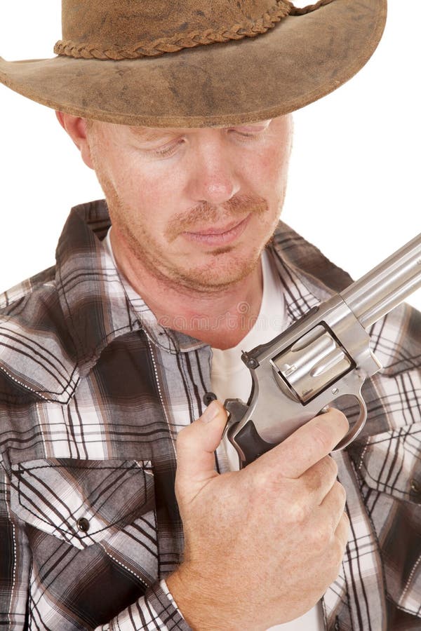 Cowboy Close Eyes Hidden Head Stock Photo - Image of cowboy, orange ...