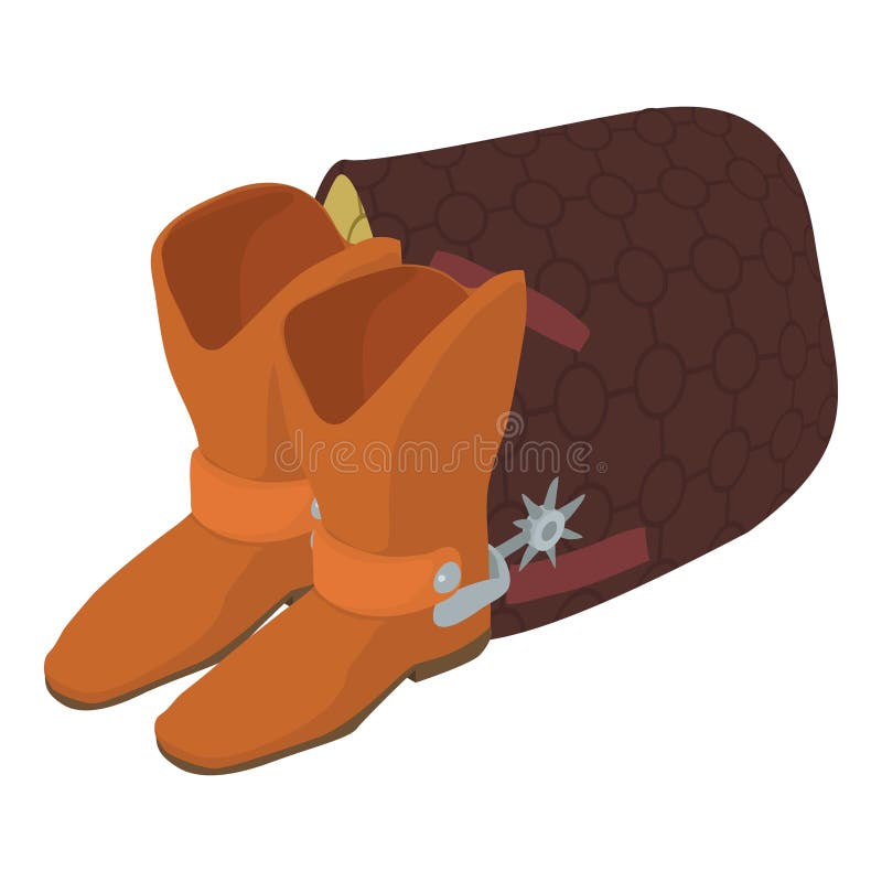 Western Cowboy Boot Spur Stock Illustrations – 628 Western Cowboy Boot ...