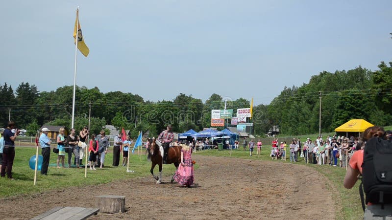 Cowgirl, Horse and Saddle for Horseback Riding in Texas, Countryside ...