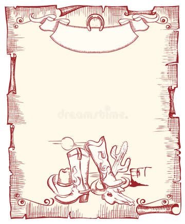 Western Scroll Stock Illustrations – 1,896 Western Scroll Stock ...