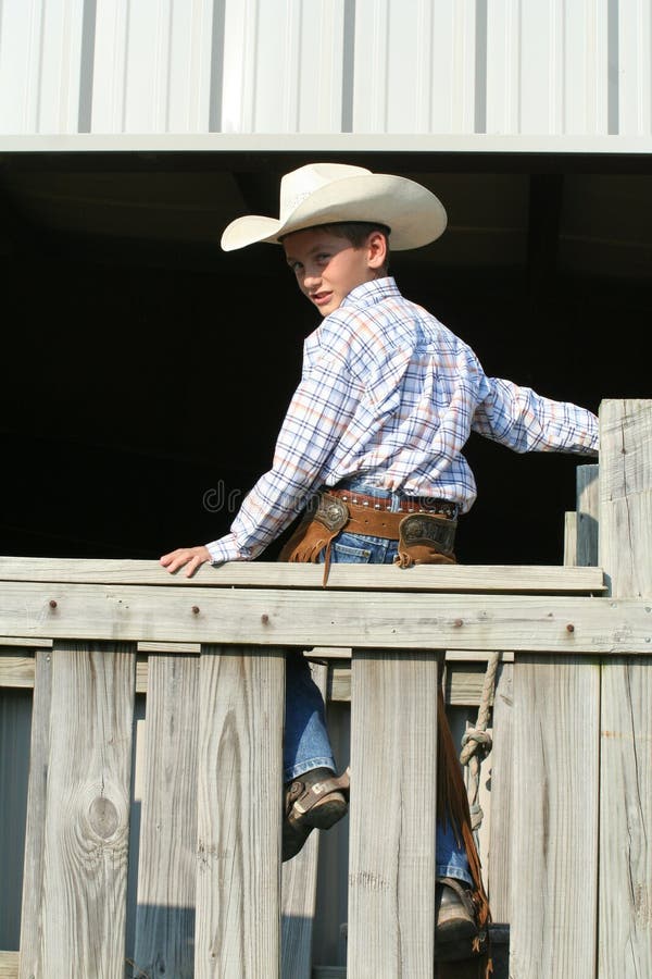 Cowboy Fence stock image. Image of rural, ranch, sunrise - 500069