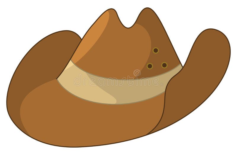 Cowboy hat with rope stock vector. Illustration of icon - 18630289