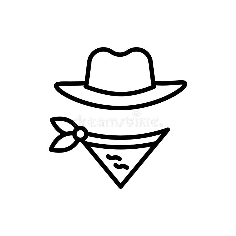 Cowboy Hat Icon Perfect for Western and Country Themes Stock Vector ...