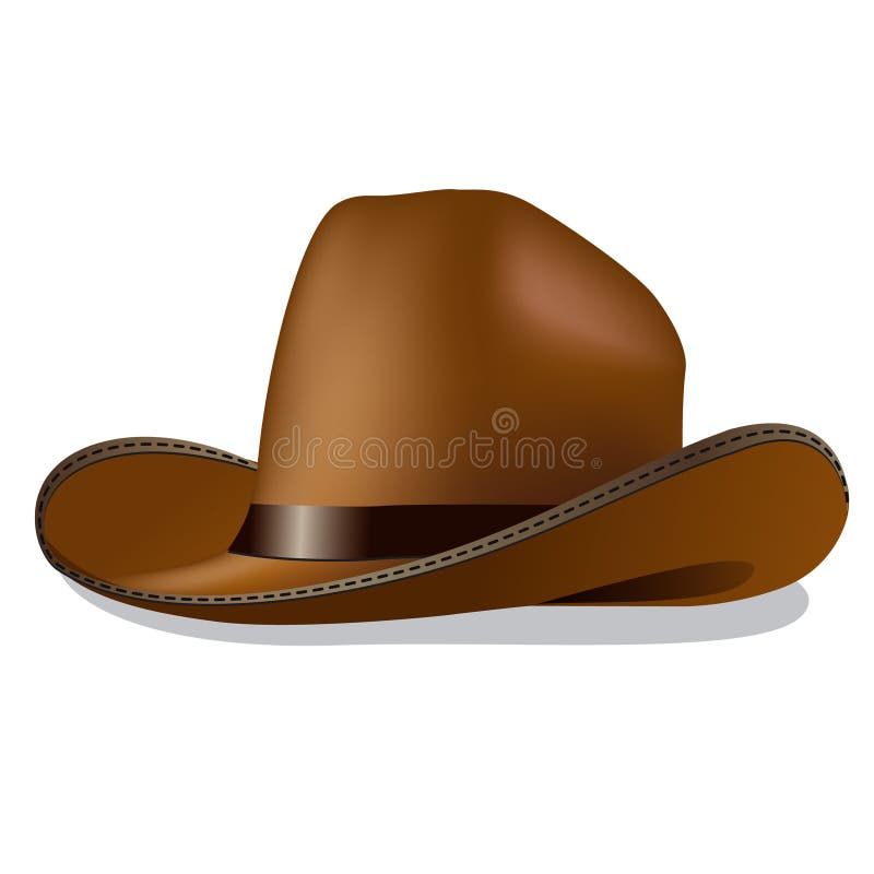 Cowboy hat stock illustration. Illustration of traditional - 53070941