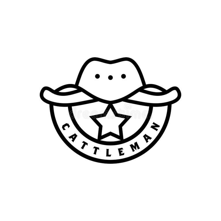 Cowboy Hat Vector Based Logo Design for Ranch Stock Vector ...