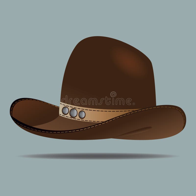 Cowboy Hat. Vector Illustration Decorative Design Stock Vector ...