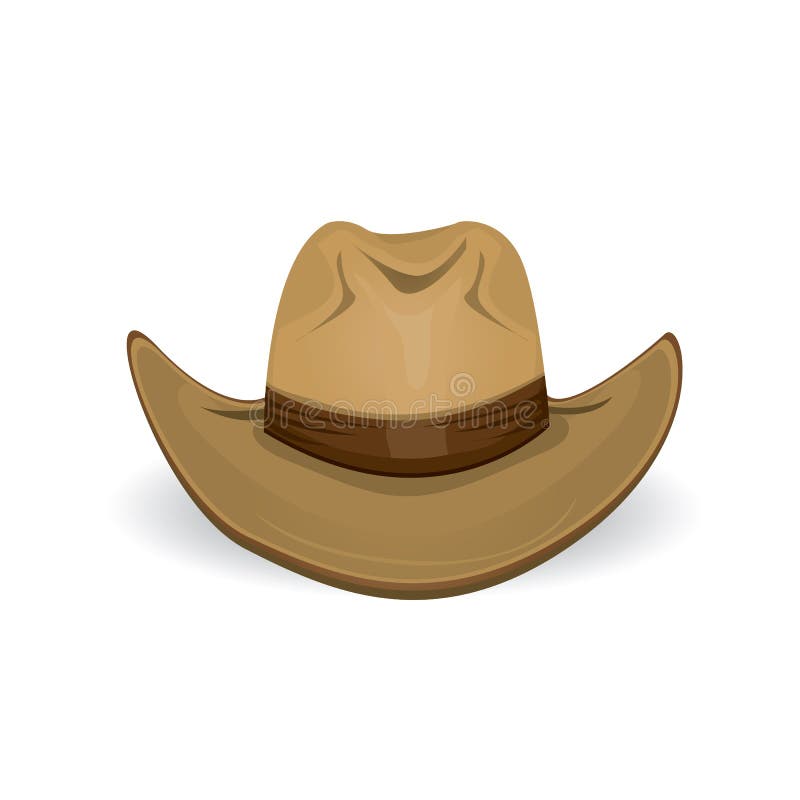 Cowboy Hat. Vector Illustration Stock Vector - Illustration of fashion ...