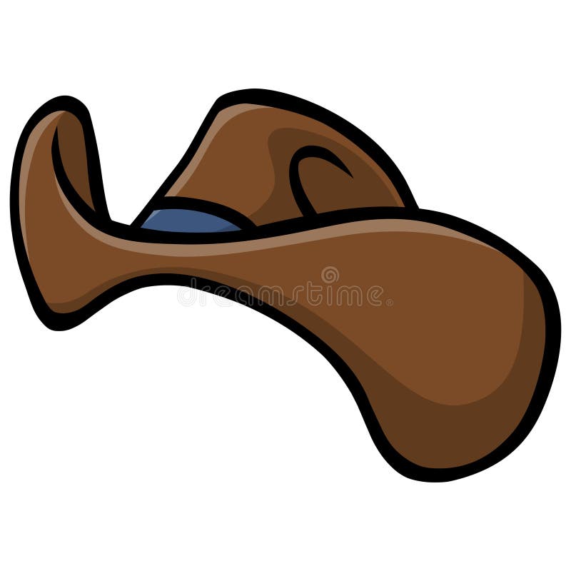Cowboy Hat Wild West Cartoon Icon Vector Illustration Stock Vector ...