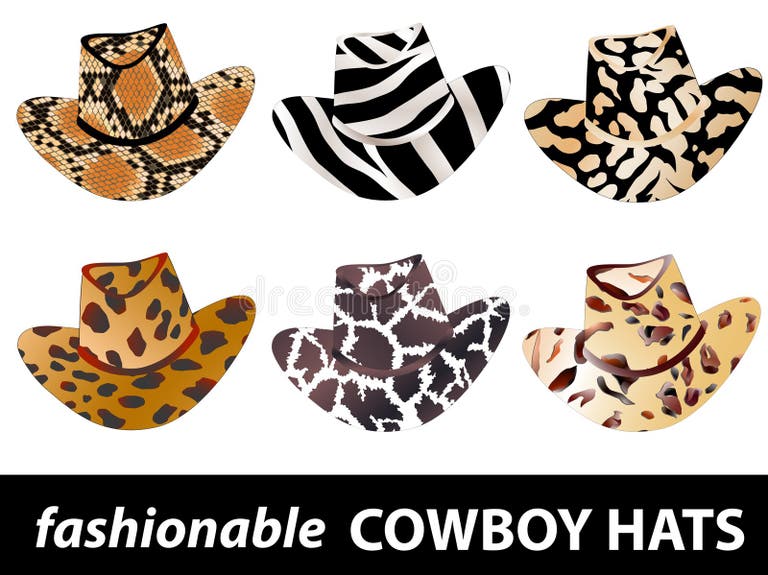 Style Cowboy Hats Stock Illustrations – 794 Style Cowboy Hats Stock ...