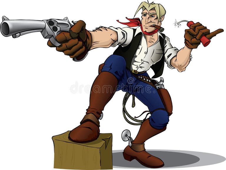 Gunslinger Stock Illustrations – 1,334 Gunslinger Stock Illustrations ...