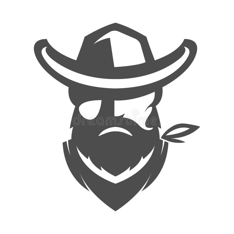 Cowboy logo icon design stock vector. Illustration of sheriff - 275968608