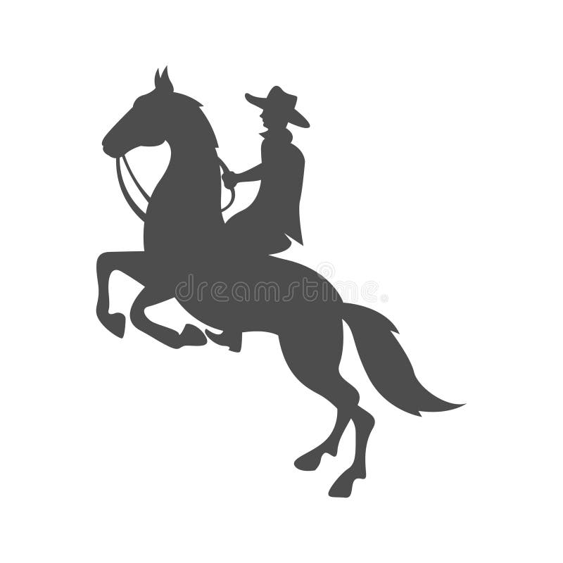 Cowboy logo icon design stock vector. Illustration of cowboy - 275968610