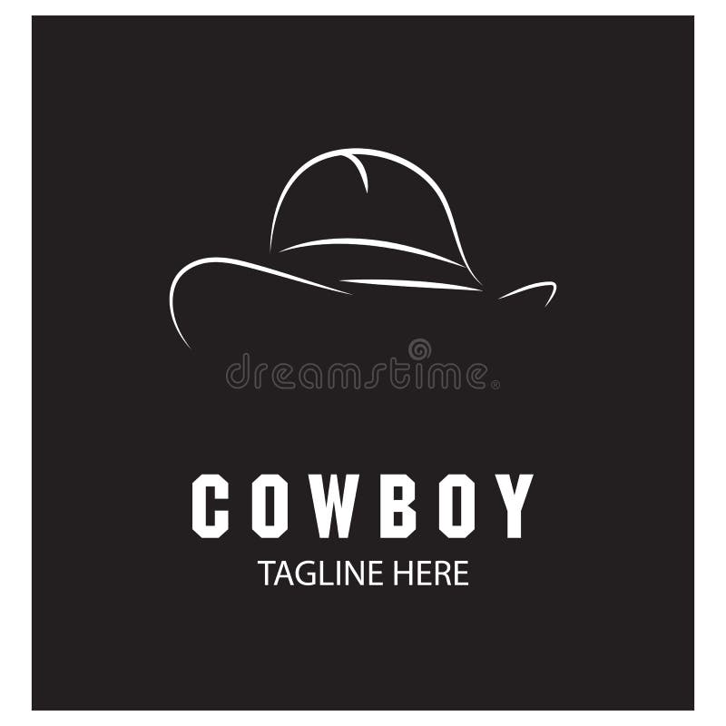 Cowboy Logo Vector Template Design Stock Vector - Illustration of ...