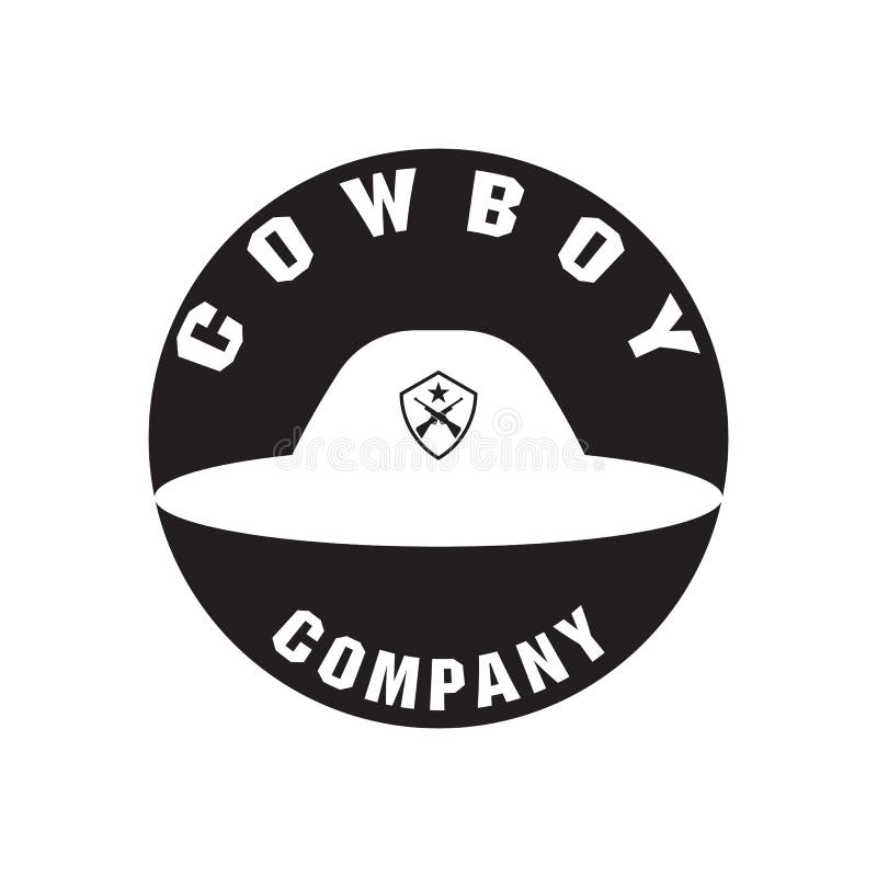 Cowboy Logo Vector Template Design Stock Vector - Illustration of ...