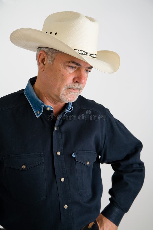Cowboy tipping hat stock photo. Image of country, southwestern - 2400046