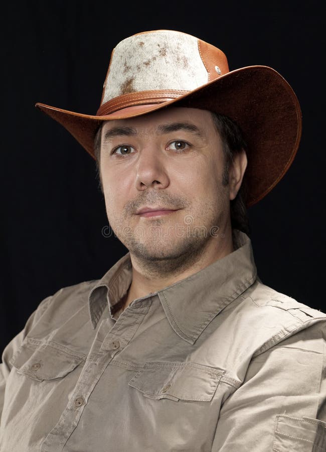 Cowboy man stock image. Image of happy, cowboy, isolated - 21038527