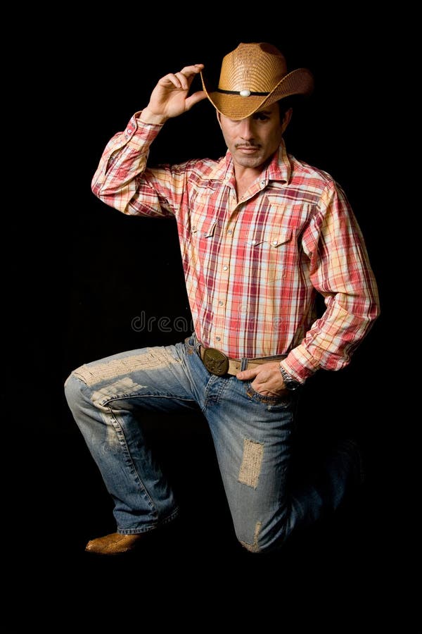 Cowboy posing 2 stock photo. Image of fashion, style, people - 2282066