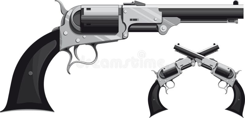 Free Clipart Cowboy Guns