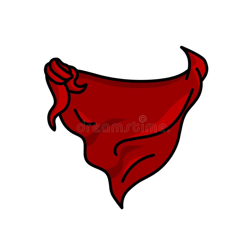 Cowboy Scarf Icon Cartoon. Singe Western Icon from the Wild West ...