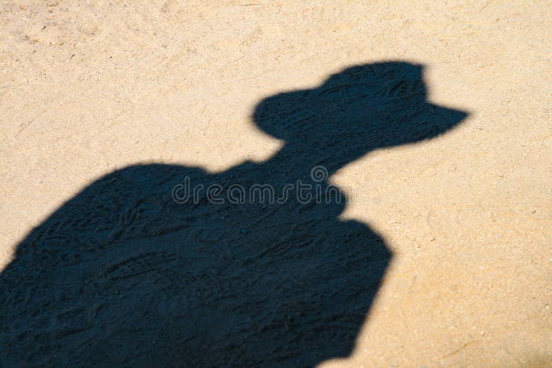 Cowboy shadow stock image. Image of visible, earth, dust - 153473147