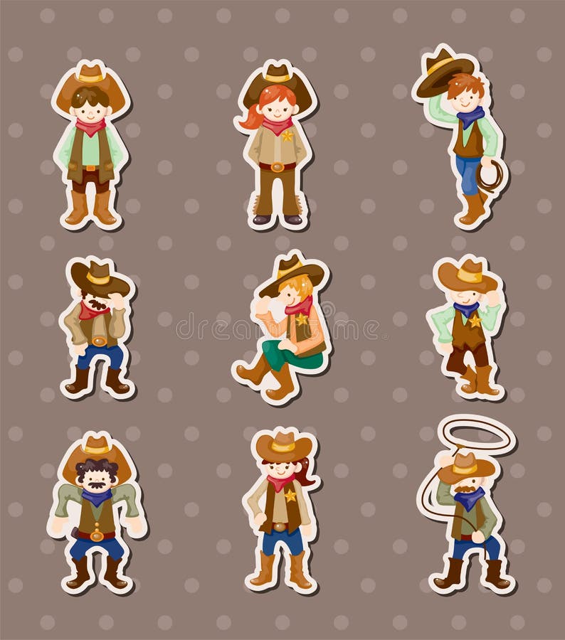 Western Stickers Stock Illustrations – 4,221 Western Stickers Stock ...