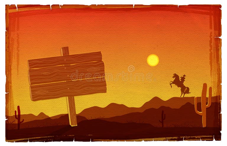 Cowboy Sunset Stock Illustrations – 5,254 Cowboy Sunset Stock ...