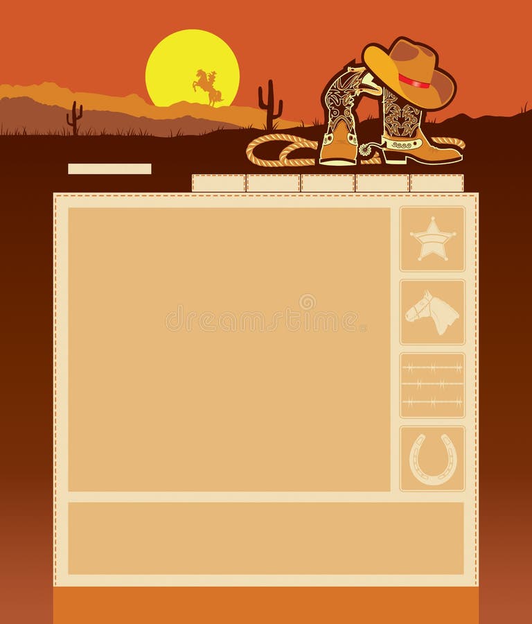 Cowboy Menu Stock Illustrations – 519 Cowboy Menu Stock Illustrations ...