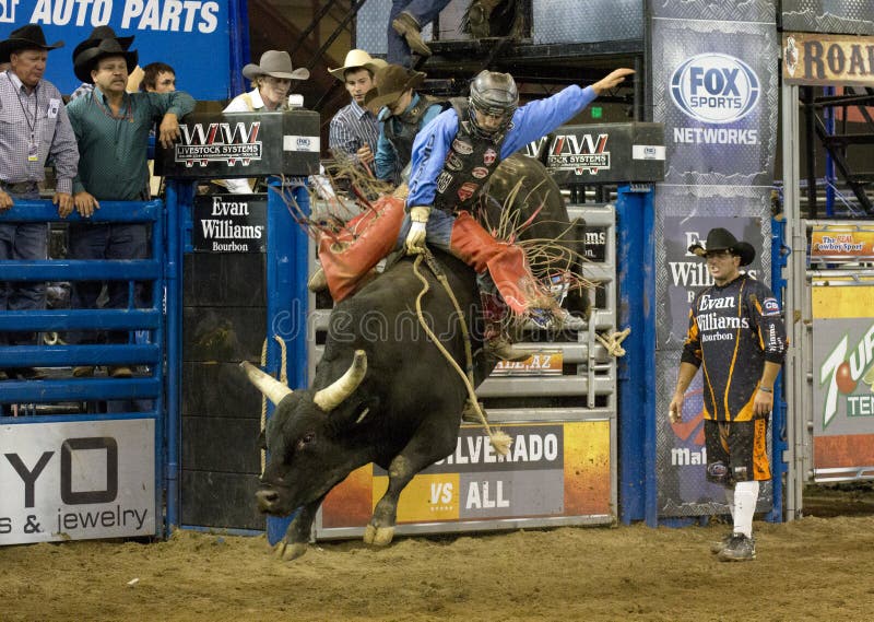 Cowboys De Cavalier De Taureau De Rodéo Photo éditorial - Image du ...