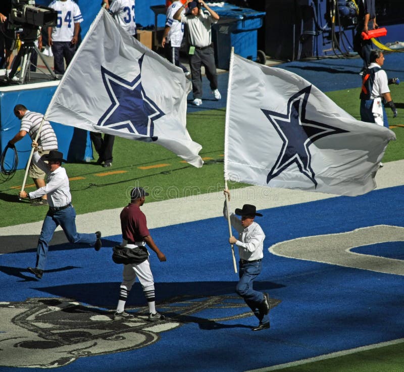 Cowboys End Zone Celebration Editorial Stock Image - Image of cowboy ...