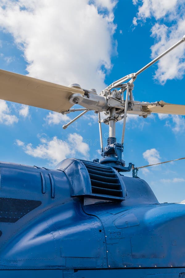 Rotor Assembly On Autogyro Copter. Stock Photo - Image of engineering ...