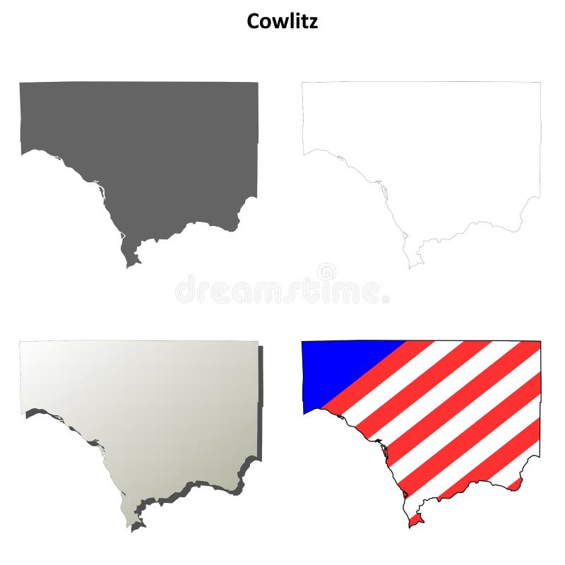 Cowlitz Map Stock Illustrations – 10 Cowlitz Map Stock Illustrations ...