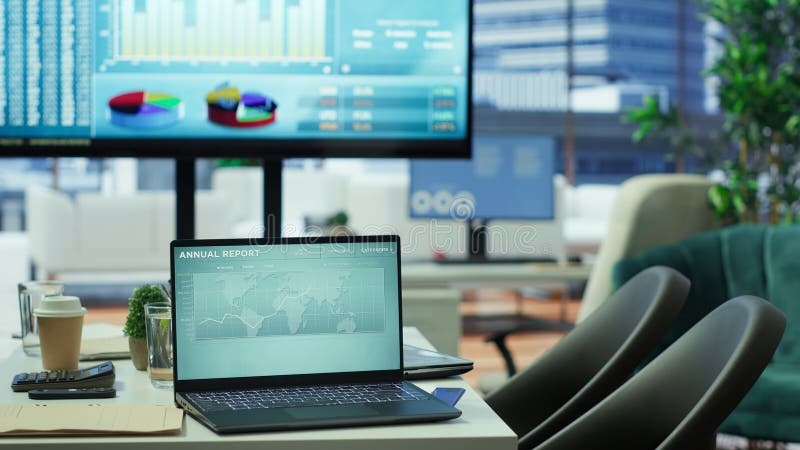 Coworkers Engaging in a Problem Solving Meeting at a Corporation Stock ...